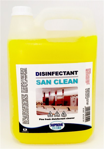 San Clean Disinfectant 5L – Bacteria Virus Killer – Daynight Electrical